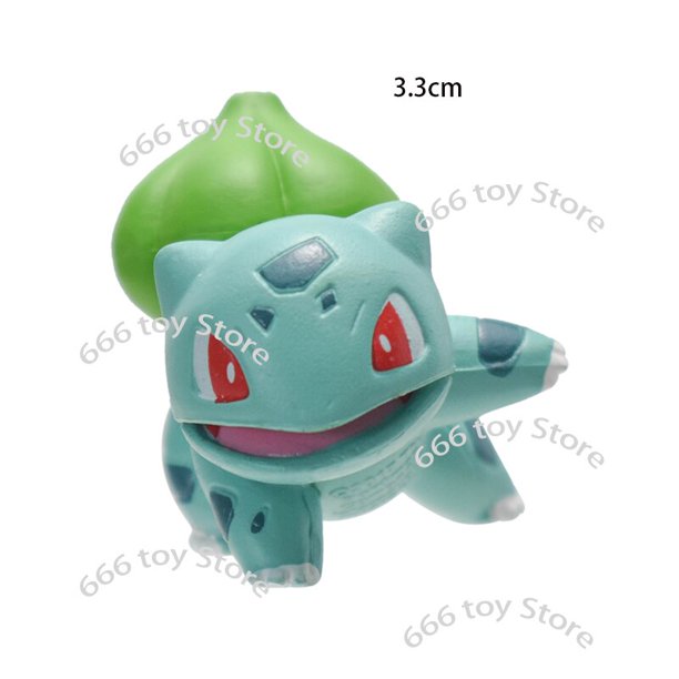 Figuras de acción de Pokémon de 3-8cm, Charizard, Bulbasaur, Squirtle ...