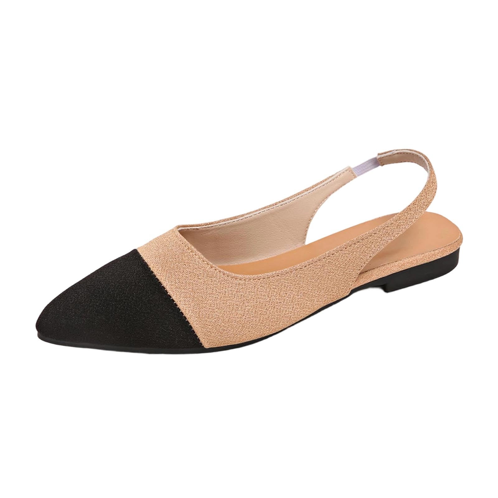 Click here for Xfvqtps Womens Slingback Flats Pointed Toe Casual... prices