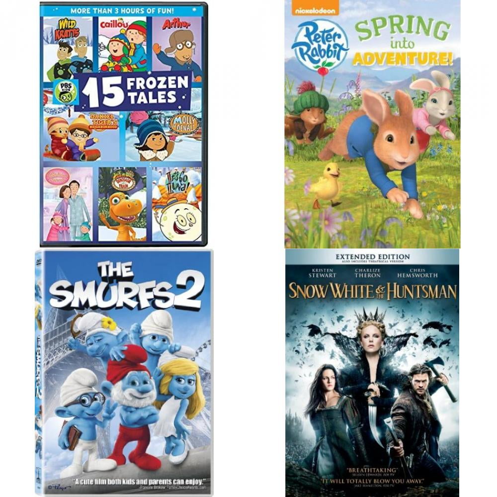 Children's 4 Pack DVD Bundle: PBS Kids: 15 Frozen Tales, Peter Rabbit ...
