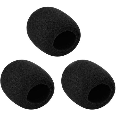 3 Pack Large Foam Mic Windscreen Covers for Technica AT2020, ATR2500 ...