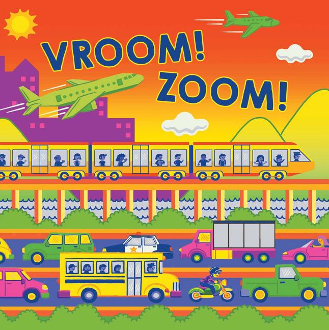 Fluorescent Pop!: Vroom! Zoom! (Board book) - Walmart.com