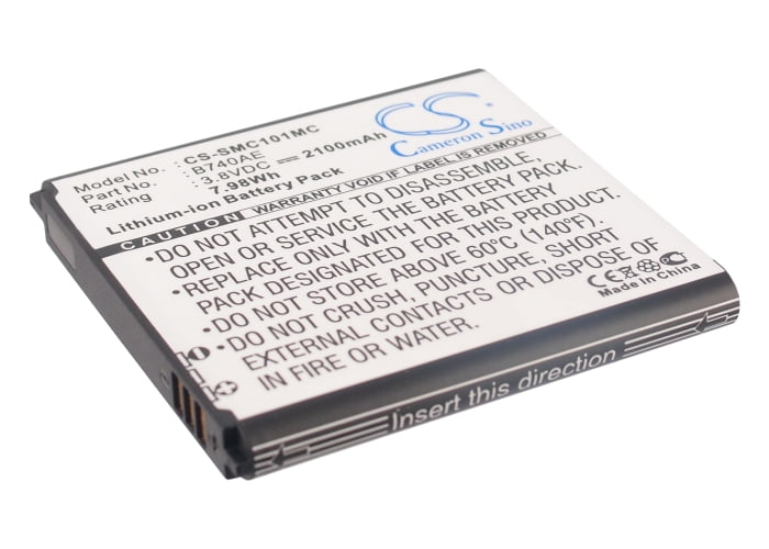 2100mAh B740AE Battery Samsung SM-C101, SM-C101 Galaxy S4 Zoom, SM ...