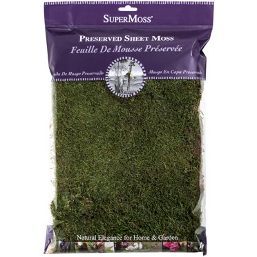 Mosser Lee Sheet Moss Soil Cover, 325 cu. in, 1pack - Walmart.com