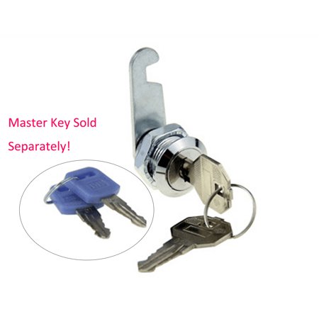 FixtureDisplays® Two-Tier Tubular Cam Lock with Unique Key & Master Key ...