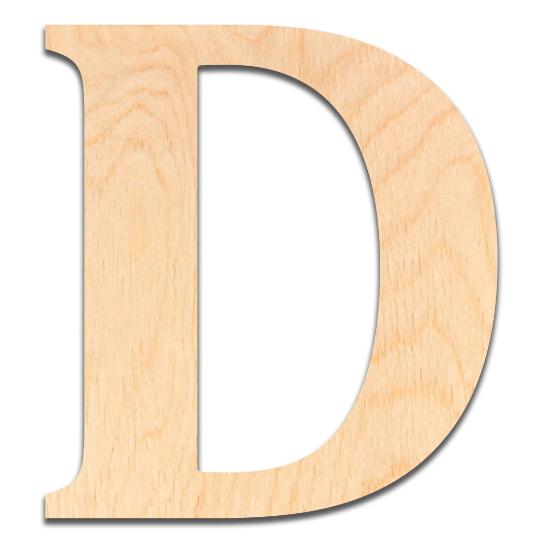 6 Inch Wooden Letter D Ready for Painting or Decorating - Walmart.com