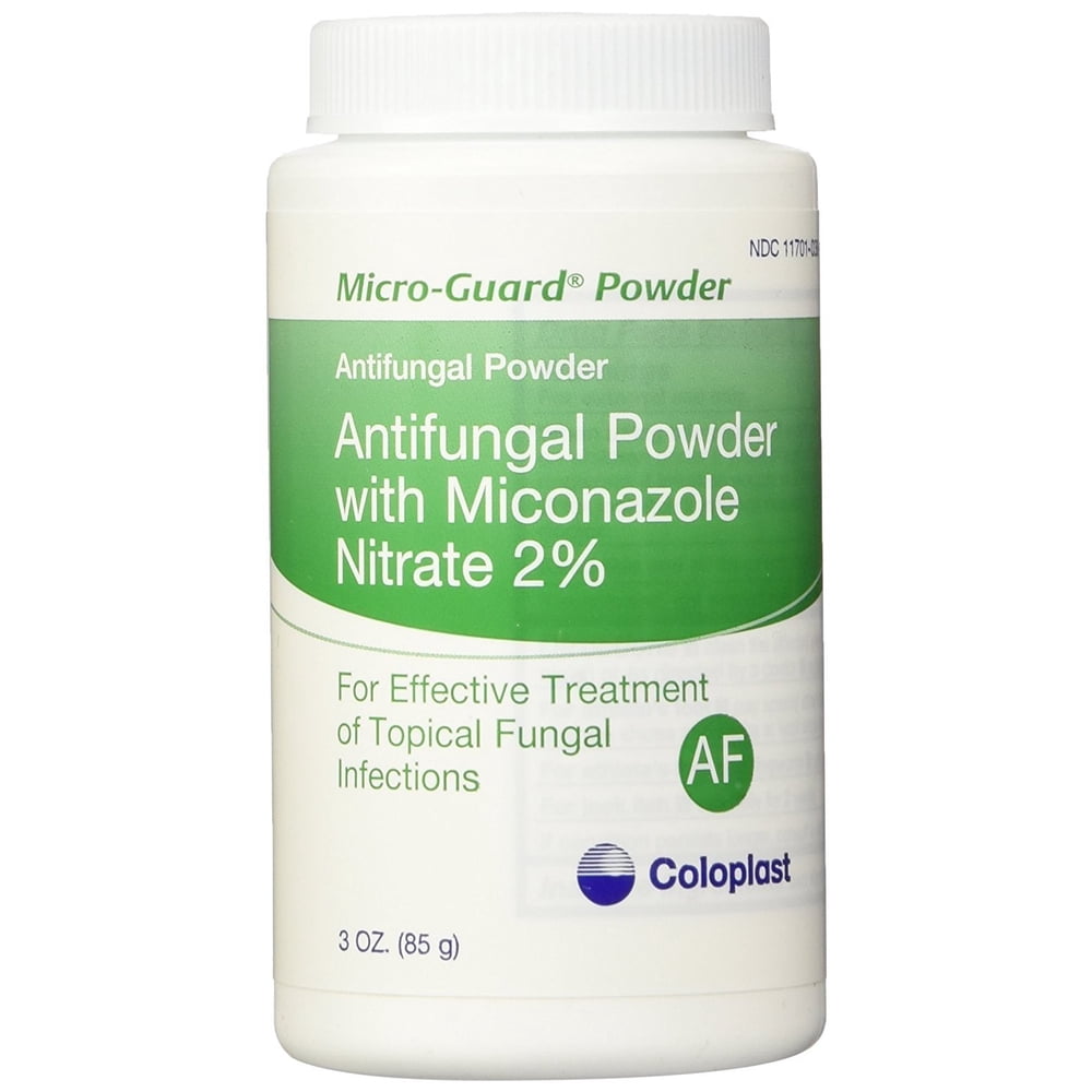Micro-Guard Antifungal Miconazole Nitrate 2% Powder, 3 oz - Walmart.com ...