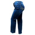 Jack David Womens Plus Size Navy Blue Denim Jeans Pants Curvy Stretch