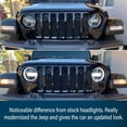 9'' LED Headlights HALO Projector FOR 2018-2025 JEEP Wrangler JL ...