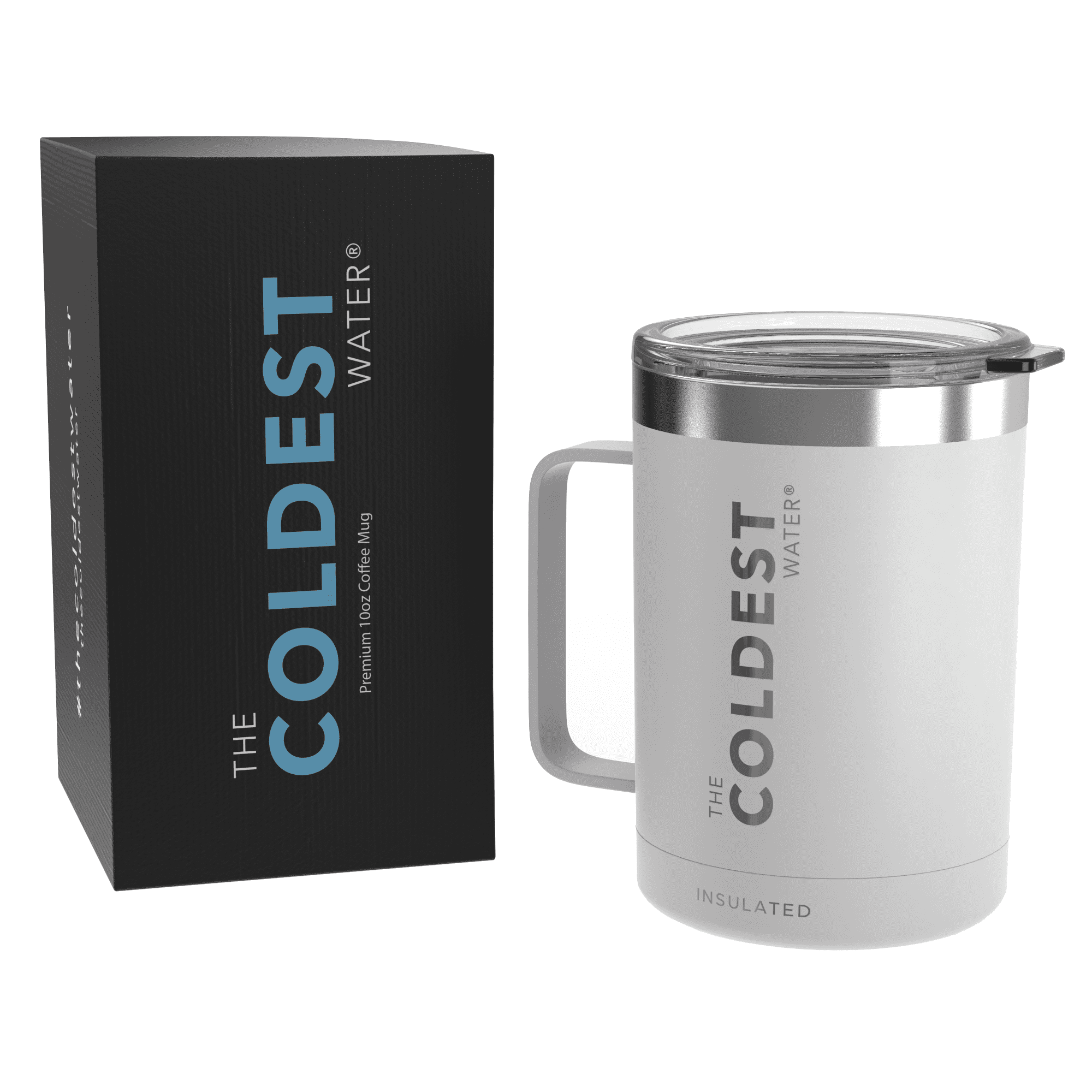 The Coldest Coffee Mug - Stainless Steel Super Insulated Travel Mug for ...
