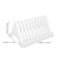 BESTYASH 2Pcs White Microscope Slide Stand with Water Drainage and ...
