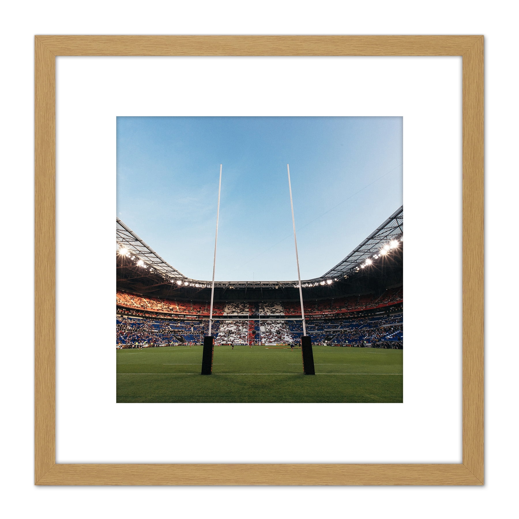 Serer Rugby Goal Posts World Cup Stadium Sport Photo 8X8 Inch Square ...