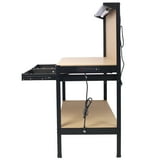 Workbench, Tool Storage Work Bench Workshop Tools Table with Power ...