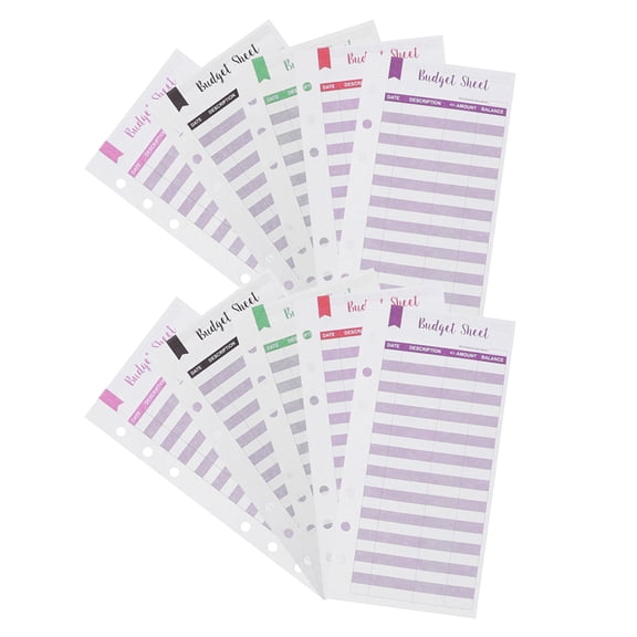 Colaxi 6 Loose Leaf Paper, A6 Binder Planner Insert, A6 Refill Paper ...