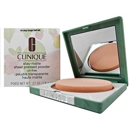 Clinique - Clinique Stay-Matte Sheer Pressed Powder, 03 Stay Beige, 0. ...