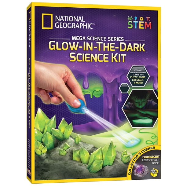 Kit científico NATIONAL GEOGRAPHIC Mega Glow in The Dark Lab | Bodega ...