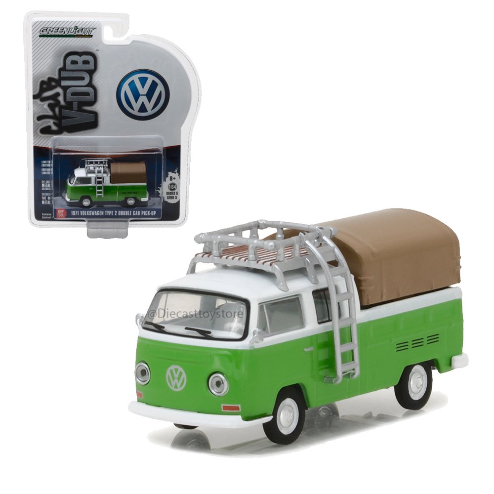 GREENLIGHT 1:64 CLUB V-DUB SERIES 5 - 1971 VOLKSWAGEN TYPE 2 DOUBLE CAB ...