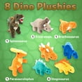 Prextex 5" Plush Dinosaurs Play Set, 8 Pack | Realistic, Washable ...
