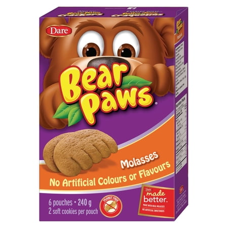 Biscuits tendres au mélasse Pattes d’ours de Dare 270 g - Walmart.ca