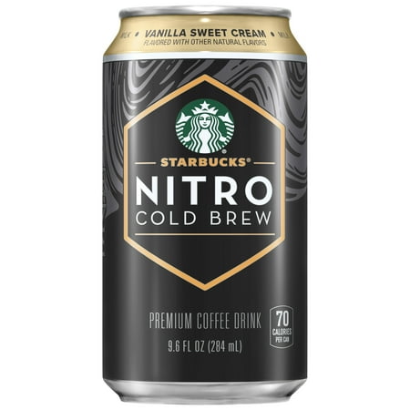 (8 Pack) Starbucks Nitro Cold Brew Vanilla Sweet Cream Premium Coffee ...