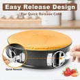 4 7 9 Inch Springform Pan Set of 3, Leakproof Cheesecake Pan with ...