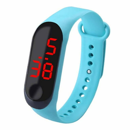 Bracelet Watch Band Digital Watch Red LED Watches Promotion Gift ...