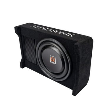 Bass Rockers BR Single 12" Shallow Subwoofer Box Low Sealed Slim ...