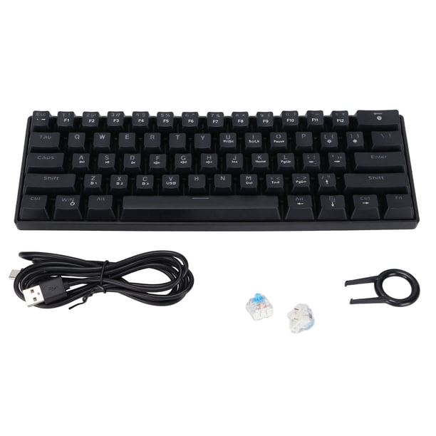 Mechanical Keyboard,Mechanical Keyboard 61 Keys PC Gaming Keyboards ...