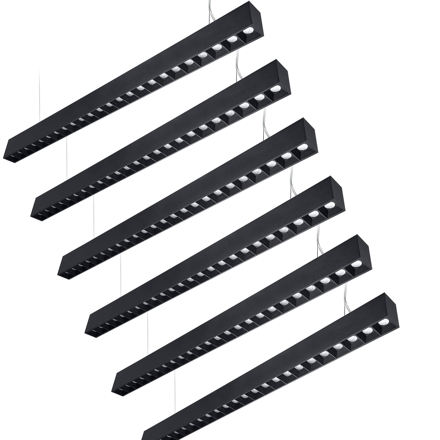 LEONLITE 4FT 42W UL Listed Linkable LED Linear Light, Dimmable Anti ...