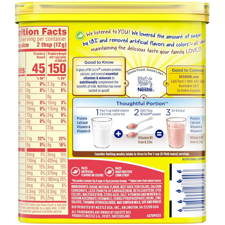 Nesquik Strawberry Powder