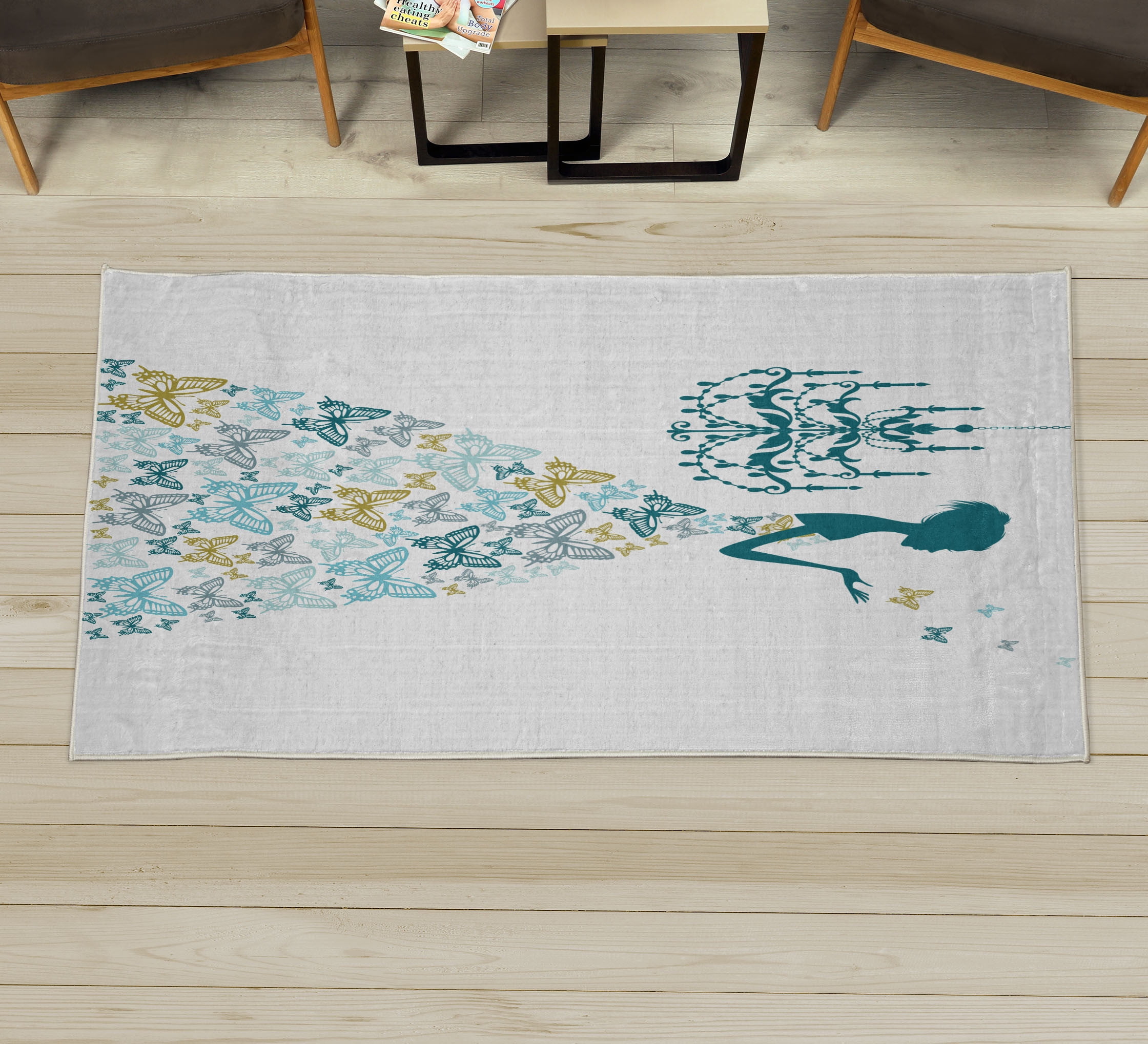 Vintage Decorative Rug, Love Country Wedding Themed Romantic ...