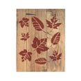 Leaf Leaves Fall Autumn Stencil Template Reusable 8.5 x 11 for Painting ...