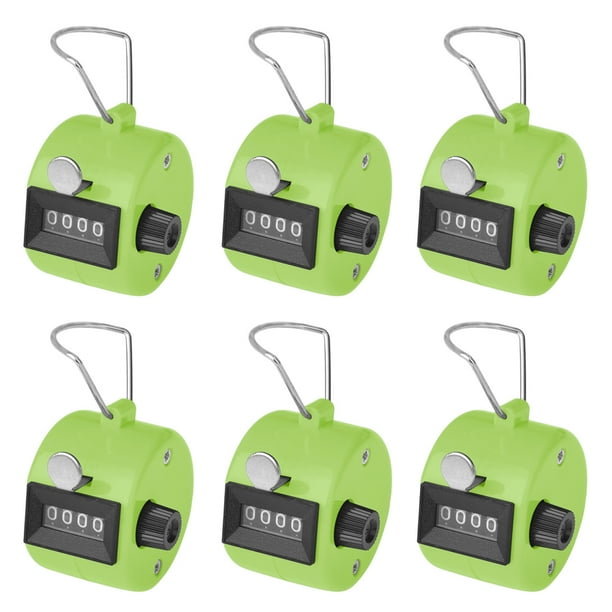 Toptie 6 PCS Handheld Tally Counters, 4-Digit Mechanical Hand Counter ...