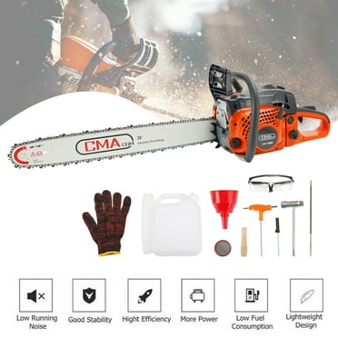 PROYAMA 68CC 2-Cycle Top Handle Gas Powered Chainsaw 24 Inch 20 Inch ...