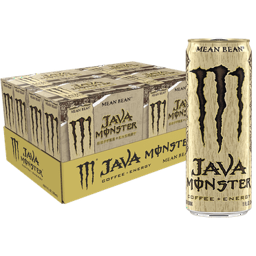 Bulk Pack - Java Monster Mean Bean, Coffee + Energy Drink, 15 fl oz (12 ...