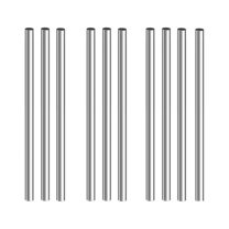 10Pcs 304 Stainless Steel Round Rod, 2mm Diameter Length 125mm Metal ...