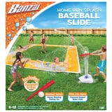 Banzai Home Run Splash Baseball Slide 14 ft x 14 ft Backyard, Ages 5 ...