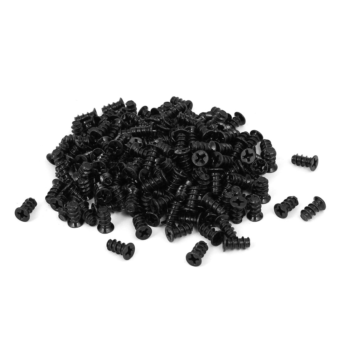 M5 x 10mm Black Zinc Plated Computer PC Case Fan Screw 200pcs - Walmart.com