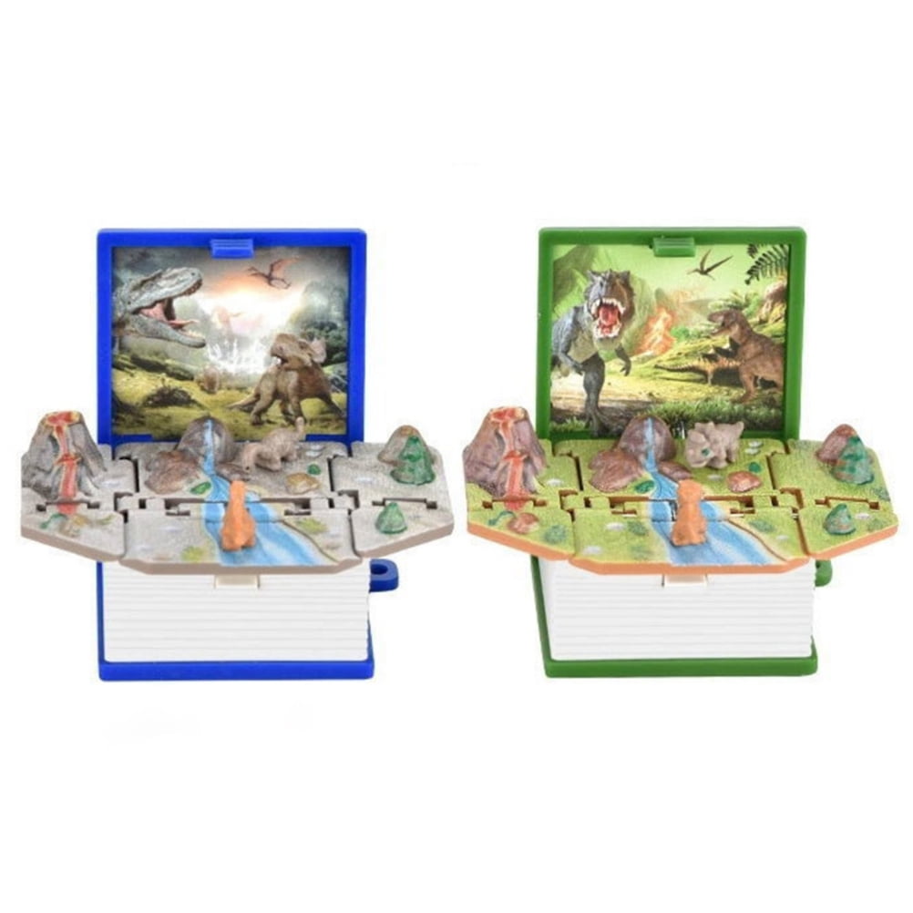 Click here for Estink 2pcs Mini 3d Dinosaur Astronomy Book Keycha... prices