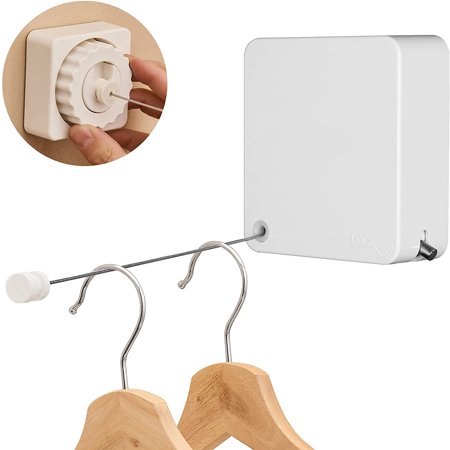 Retractable Clothesline, Heavy Duty Clothes Drying Laundry Line, Indoor ...