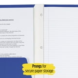 Five Star Pocket Folder, Cobalt Blue, Three Prongs, Two Pockets ...