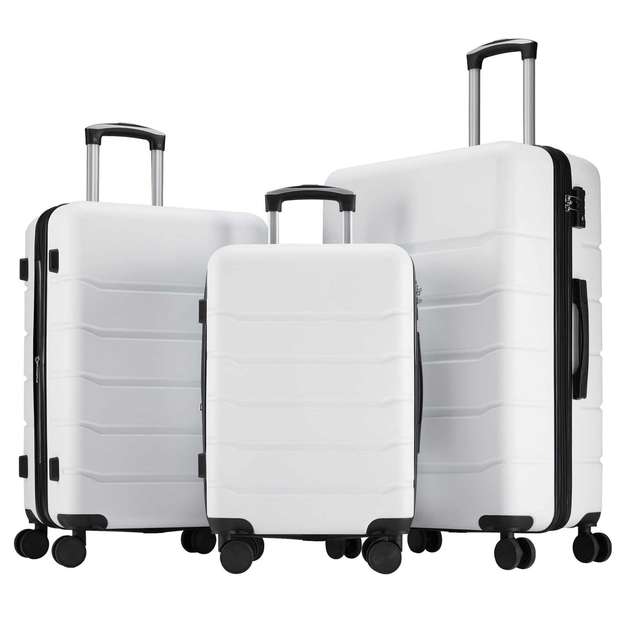 Click here for Edx 3-Piece Luggage Sets  Hardside Luggage 20/24/2... prices