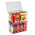 Sorbus Organizer Bins with Attached lids | Kitchen Pantry Organization ...