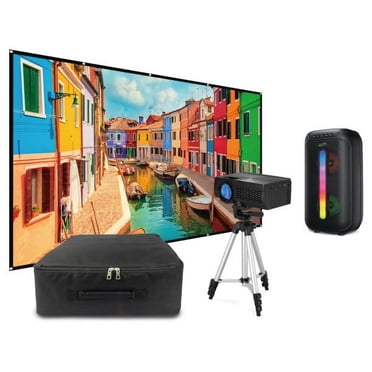 "HP CC200 FHD LCD LED Projector with Roku Express HD Streaming Player ...