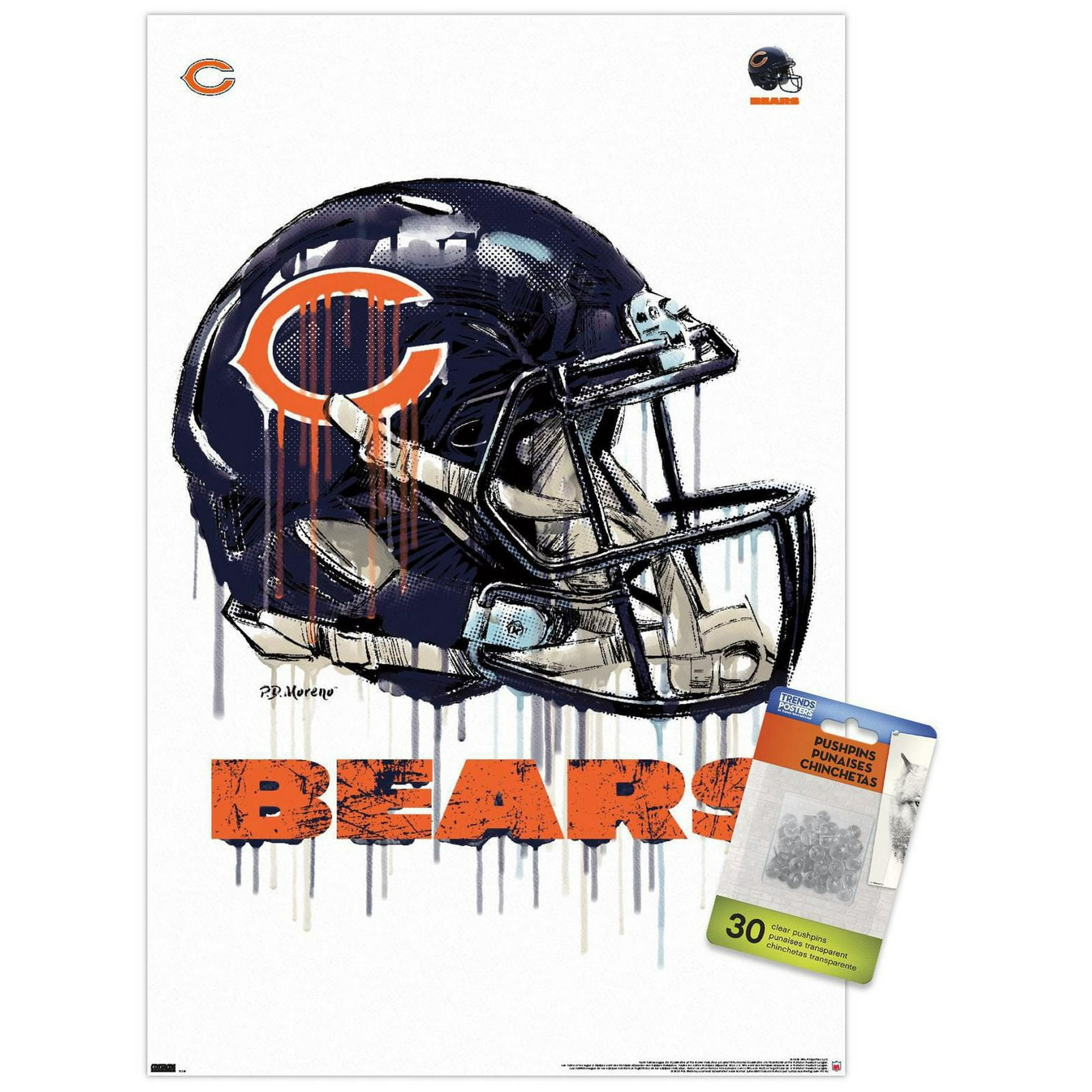 Click here for Trends International Nfl Chicago Bears - Drip Helm... prices