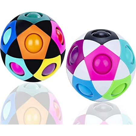 SUZH-u Rainbow Magic Balls - Balles Magiques Adultes et Enfants (Pack ...