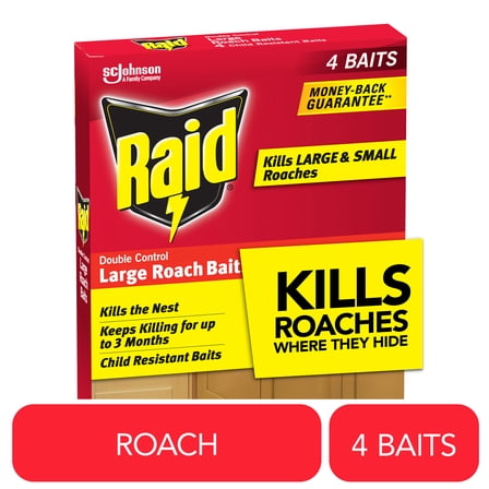 Raid Max Double Control Ant Baits 4 ct for Indoor Use - Walmart.com