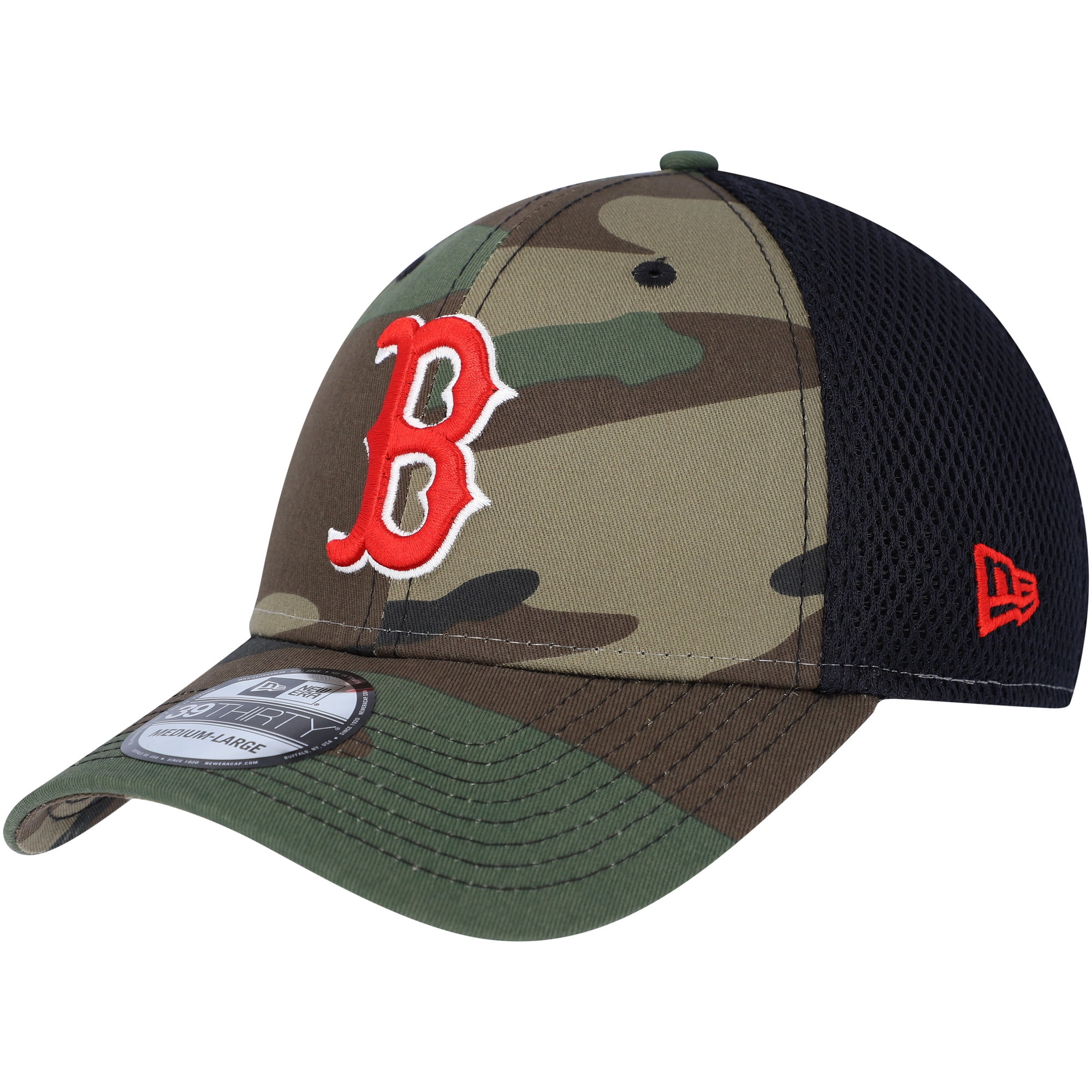 Men's New Era Camo Boston Red Sox Team Neo 39THIRTY Flex Hat - Walmart.com