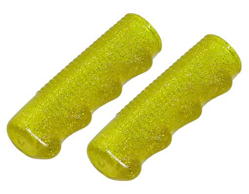 bike Lowrider Grips 7/8 long 95mm Sparkle/Yellow.bicycle Grips ...
