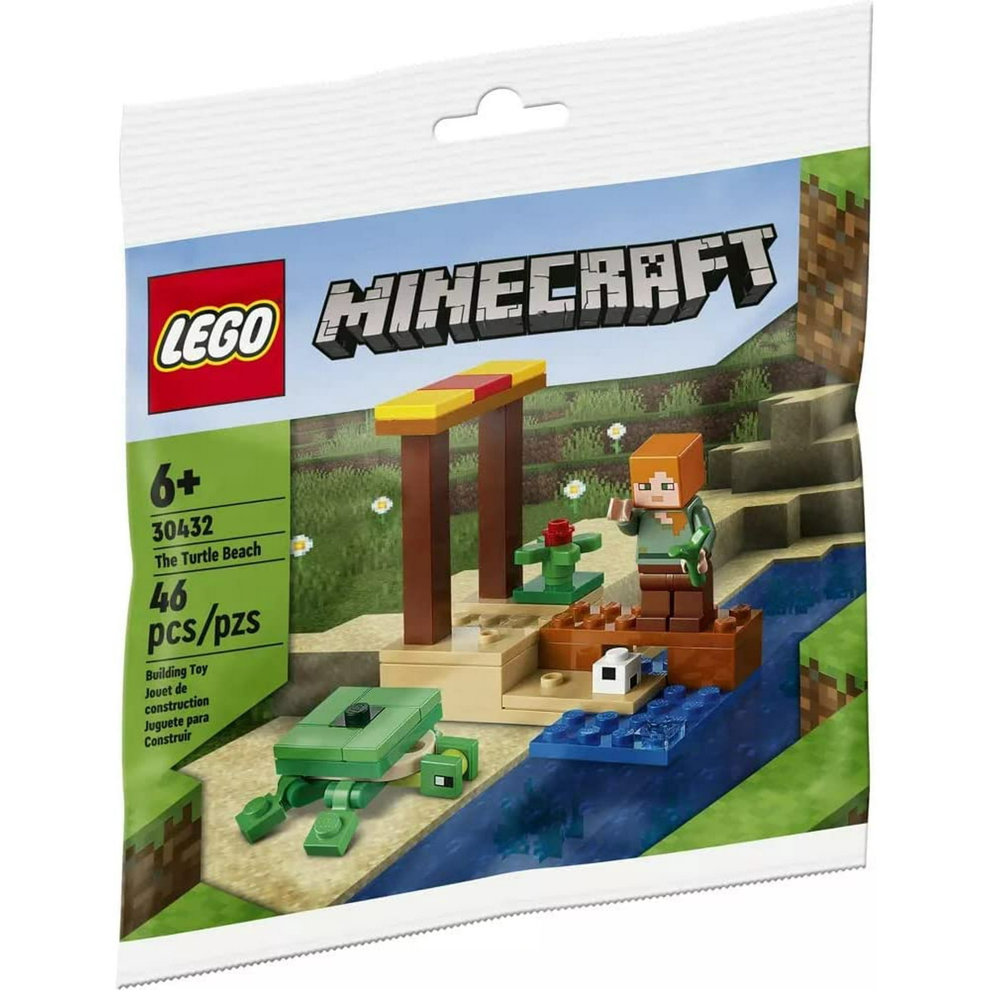 Click here for Lego Minecraft The Turtle Beach Polybag 30432 prices