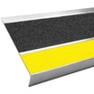 Wooster Traction Grip Stair Nosing, Gray, 60in W, Cast Aluminum, Anti ...